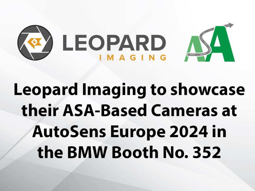 Leopard Imaging to Showcase ASA-Based Cameras at AutoSens Europe 2024 ...