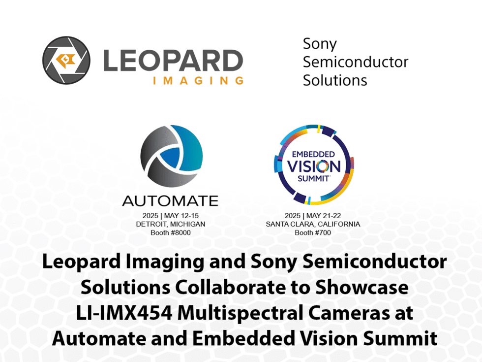 Leopard Imaging and Sony Semiconductor Solutions Collaborate to ...