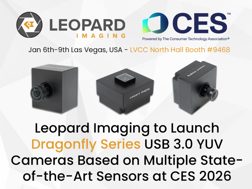 Leopard Imaging to Launch Dragonfly Series USB 3.0 YUV Cameras Based on Multiple State-of-the ...
